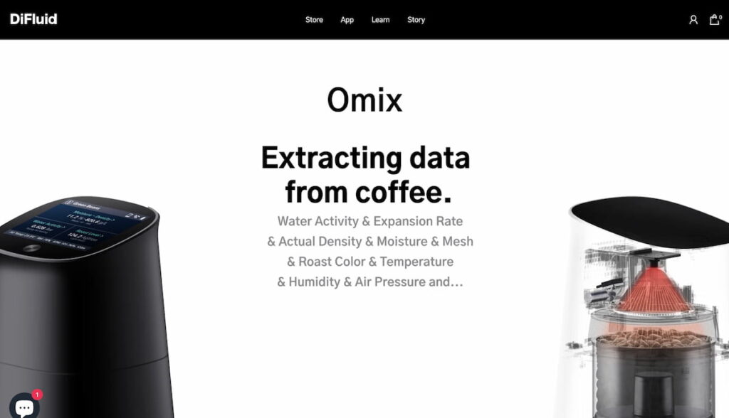 次世代型アグトロンスケール【DiFluid Omix Plus】をレビュー！｜AFRO BLOG | アフロの焙煎屋のコーヒー焙煎・コーヒー豆・カフェ開業情報